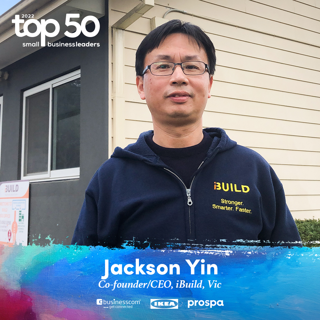 iBuild CEO Jackson Yin Named Top 50 Small Business Leaders 2022