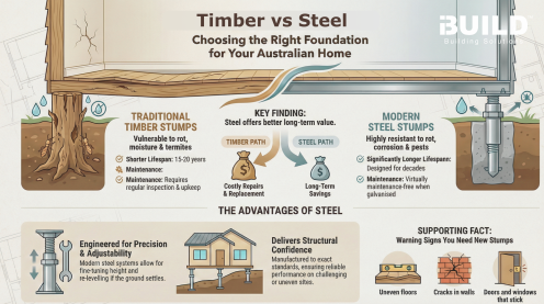 Steel House Stumps: Why They’re Replacing Timber in Modern Australian ...